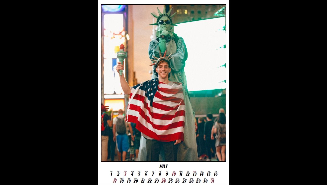 Red Hot - Ken Beck Digital Calendar - 2022